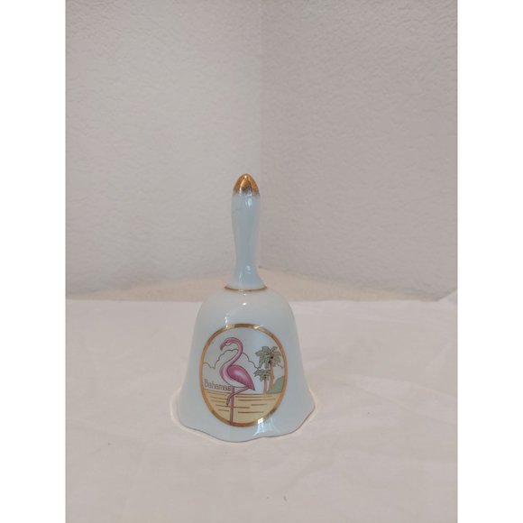 Mica Chikin | Accents | Vtg Mica Chokin Art Porcelain Bell W 24 Kt Gold ...